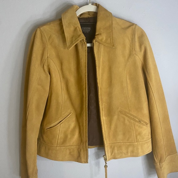 Coach | Jackets & Coats | Coach Leather Suede Jacket | Poshmark